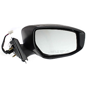 Kool Vue Driver & Passenger Side Power Heated Mirrors for Nissan Altima 2013-2018 With Signal Light Paintable Sedan