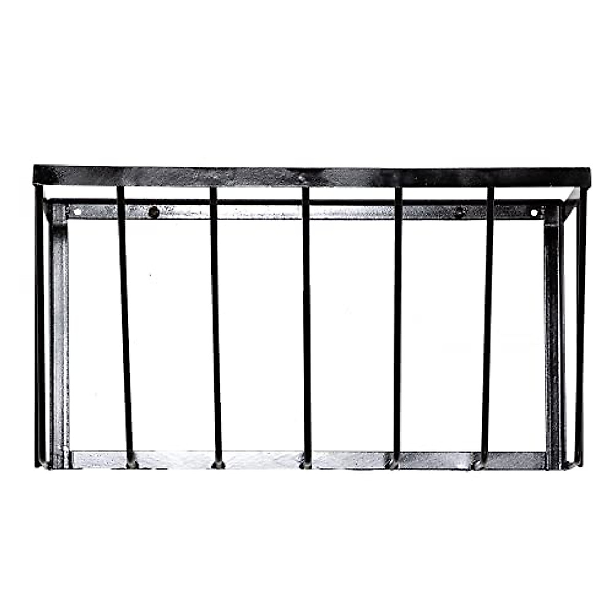 SHEDorize Hay Rack - Premium Quality Hay Feeder Rack for Horses, Goats & Sheep - Designed to Hold 4 Cakes of Hay - Wall Mounted Horse Feed Bucket with Rounded Edges (27 x 13 x 14.5 inches)