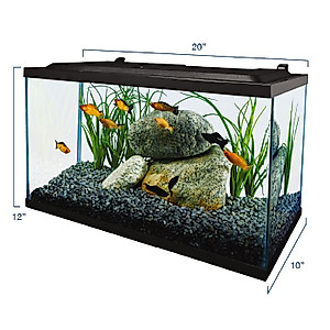 Tetra Complete LED Aquarium 10 Gallons, Includes LED Lighting, Filtration and Accessories