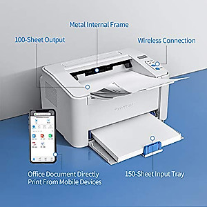 Pantum Laser Wireless Printer Black and White Mobile Printing P2502W, PB-211 Toner Cartridge Standard Yield 1500 Pages