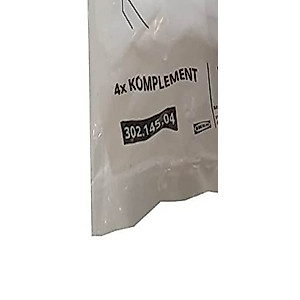 IKEA Cabinet Hinges | Soft Closing with Dampers, Nickel Plated - Pack of 4