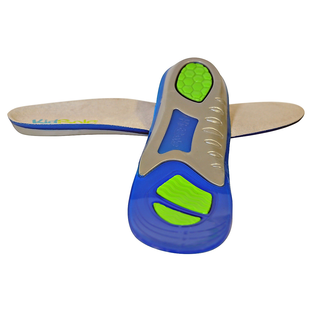 Children's Athletic Gel Insoles for Cushion and Comfort for Active Children ((24 CM) Kids Size 2-6)