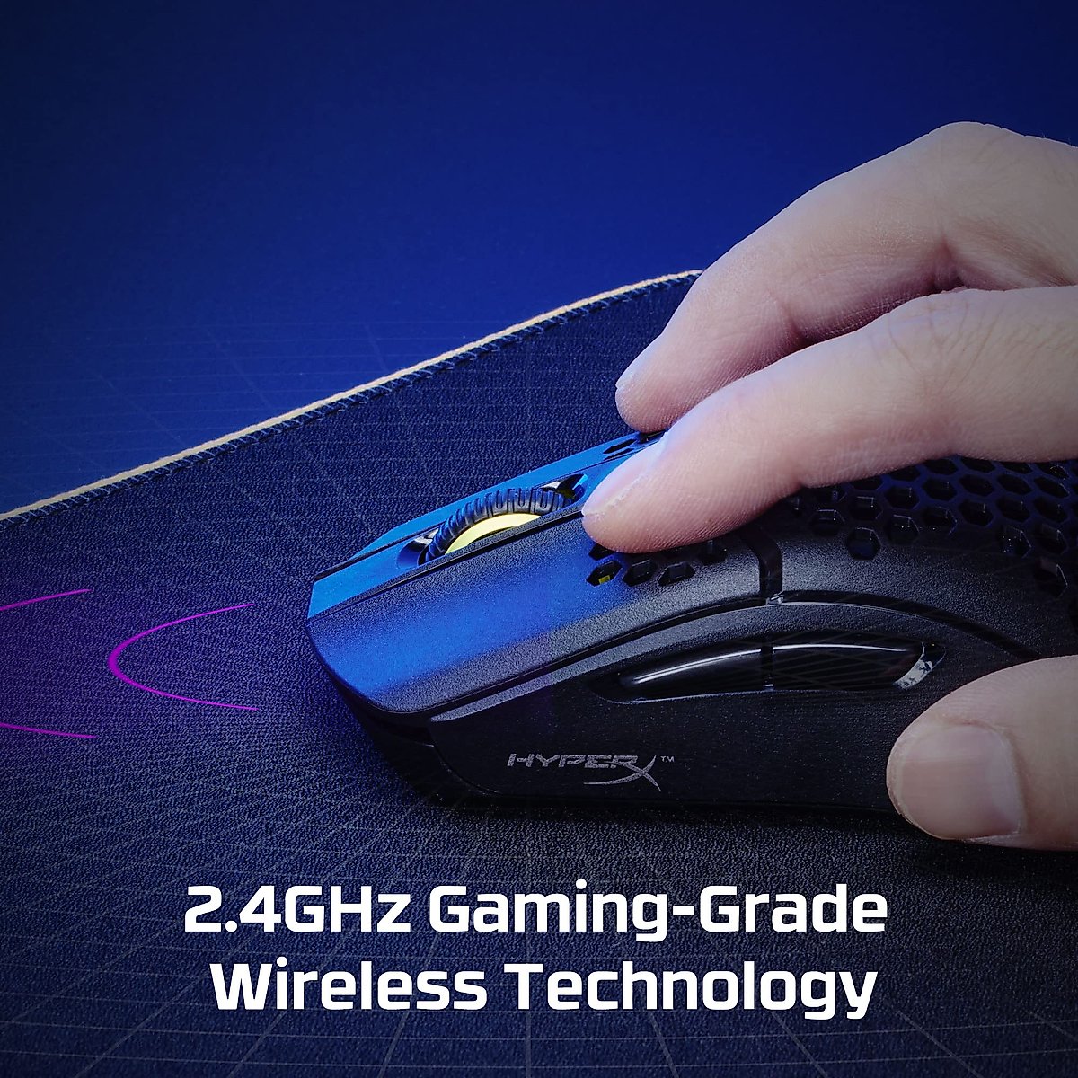 HyperX Pulsefire Haste Gaming Mouse & Alloy Origins 60 - Mechanical Gaming Keyboard, Ultra Compact 60% Form Factor, Double Shot PBT Keycaps, RGB LED Backlit, NGENUITY Software Compatible