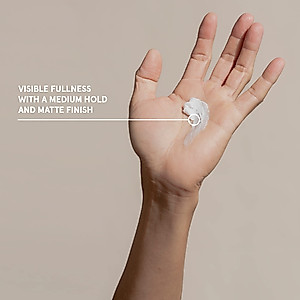 Keeps Matte Thickening Pomade for Men - Natural Ingredients for Fuller Hair: Biotin, Caffeine, Green Tea & Saw Palmetto - All-Day Medium Hold for All Styles