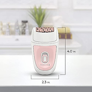 Remington Smooth & Silky Total Coverage Epilator, Electric Tweezing System, Pink, EP7010E