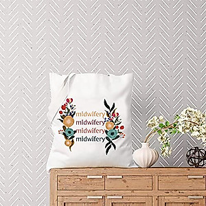 TSOTMO Midwife Gift Midwife Appreciation Midwifery Labor and Delivery Nurse Accessories Tote Bag (Midwifery tote)