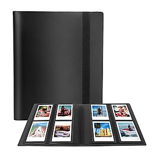 192 Pictures Photo Album for Fujifilm Instax Mini 11 12 evo 90 70 50S 26 25 9 8+ 7S Instant Camera, 2x3 Photo Album for Polaroid Snap Z2300 PIC-300P Film, Black