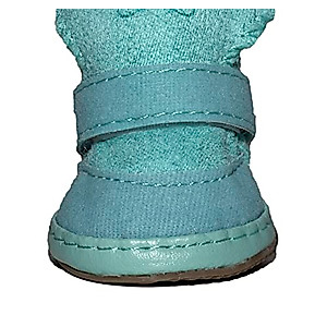 Puppy Snow Booties for Small Dogs, Chihuahua Booties for Winter, Tiny Cat Booties, Cat Shoes for Cold Weather Green Label 4