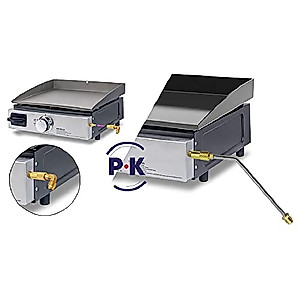 MCAMPAS 6Ft Propane Regulator and Hose, Propane Elbow Adapter 3/8 inch Male Flare Universal Fit for Blackstone Griddle Grill,Blackstone 17"/22"/28"/36" Griddle Gas Grill Regulator Replacement