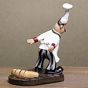 DOUBA Statue Decorative Accessories Home Chef Wine Rack Sculpture Upholstery Home Decor Craft