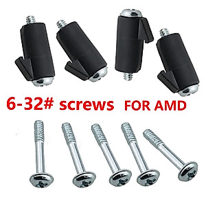 MEETOOT Two Hole Fan Fastener 1366 Motherboard Two-Hole Fan Buckle Radiator Bracket Screw Plastic Buckle Bracket