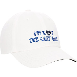 adidas Women's I'm Not The Cart Girl Hat, White, One Size