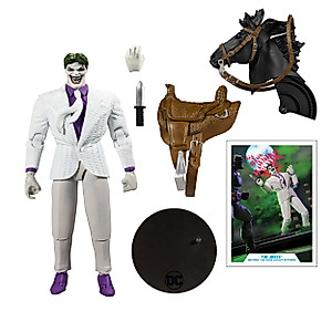 McFarlane Toys DC Multiverse The Dark Knight Returns The Joker 7" Action Figure with Build-A Horse Parts & Accessories
