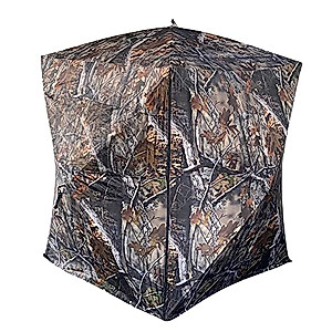 THUNDERBAY SPUR Collector 2 Person Hunting Blind, Pop-up Ground Blind with Silent Sliding Window
