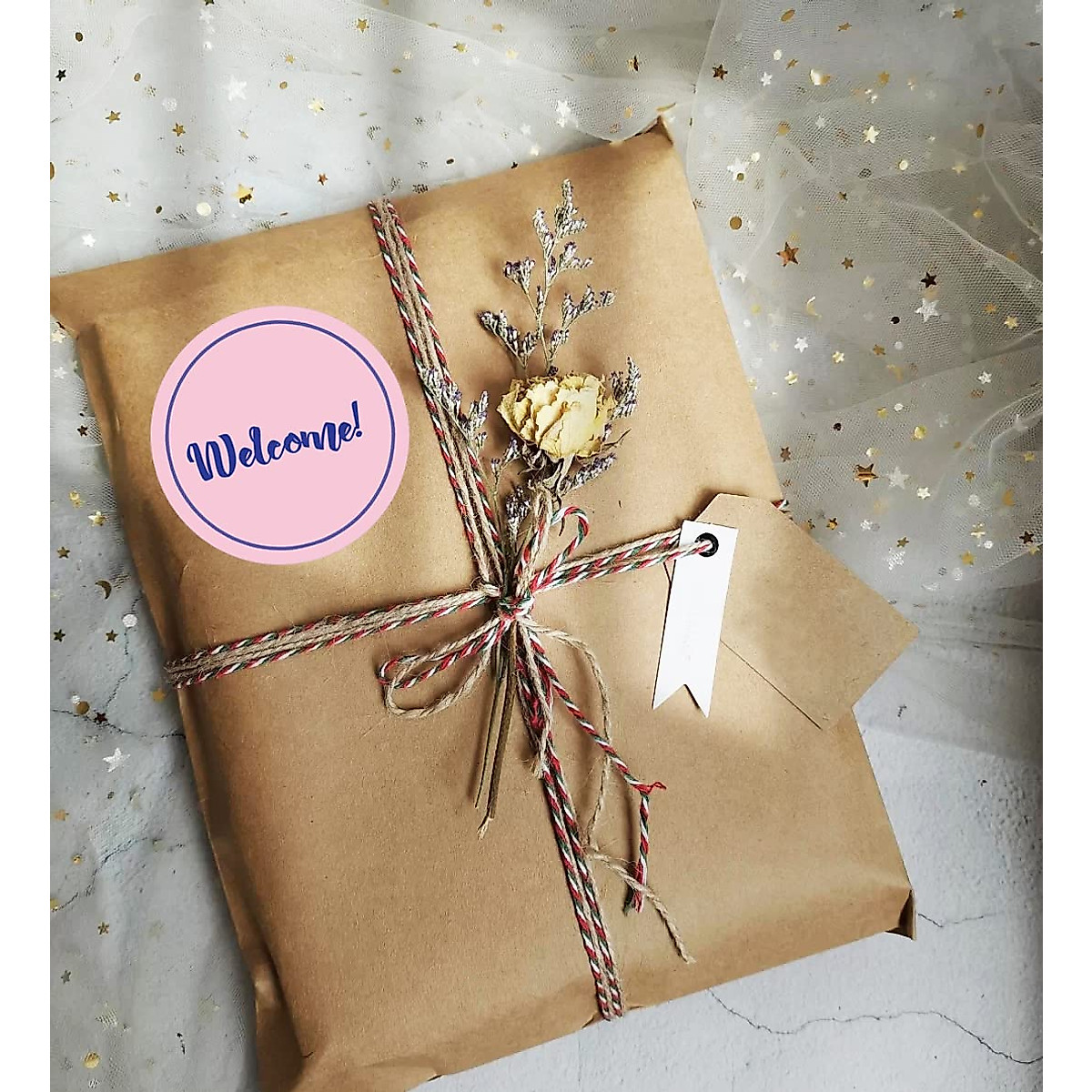 Welcome Greeting Stickers,New Homeowners Welcome Labels for Envelope Seals 2 Inch 504 Pcs Per Pack