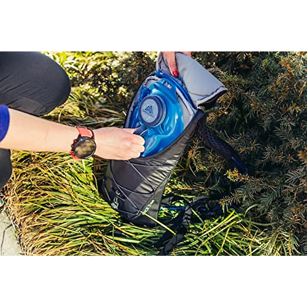 Gregory Mountain Products Women's Pace 3 H2O, Black Ice, One Size