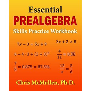 Essential Prealgebra Skills Practice Workbook