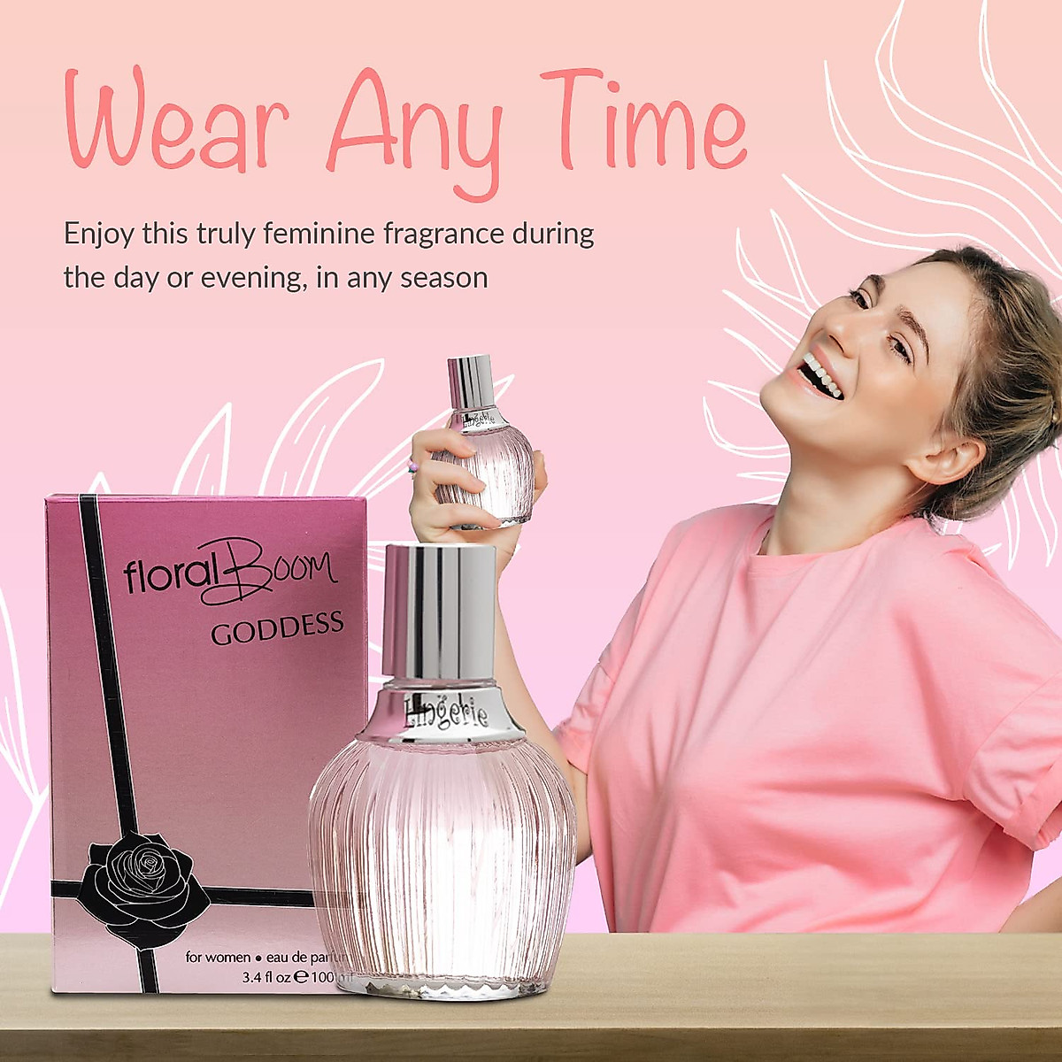 Sandora Fragrances Womens Perfume - Perfume for Women - Orange Blossom, Tonka Bean, Blackcurrant, Vanilla - Sensual, Long-lasting, Elegant, Luxurious - (3.4oz / 100ml)