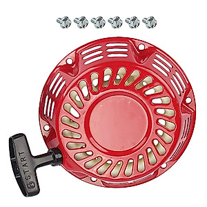 HIFROM Recoil Pull Starter Rewind Start with Bolts replacement for Champion Power Equipment 3000 3500 4000 Watts Gas Generator 46558 46561 46596 46533 46534 46535 46539 46540 46551 46553 46554 & 46555