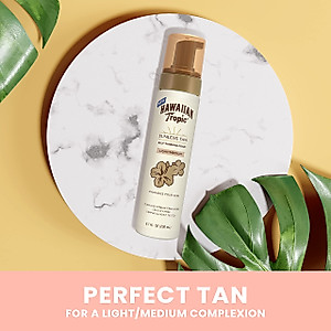 Hawaiian Tropic Sunless Tan Light/Medium Self-Tanning Foam, 6.7oz | Self Tanner Light, Self Tanner Medium, Sunless Tanner, Sunless Tanning Foam, 6.7oz