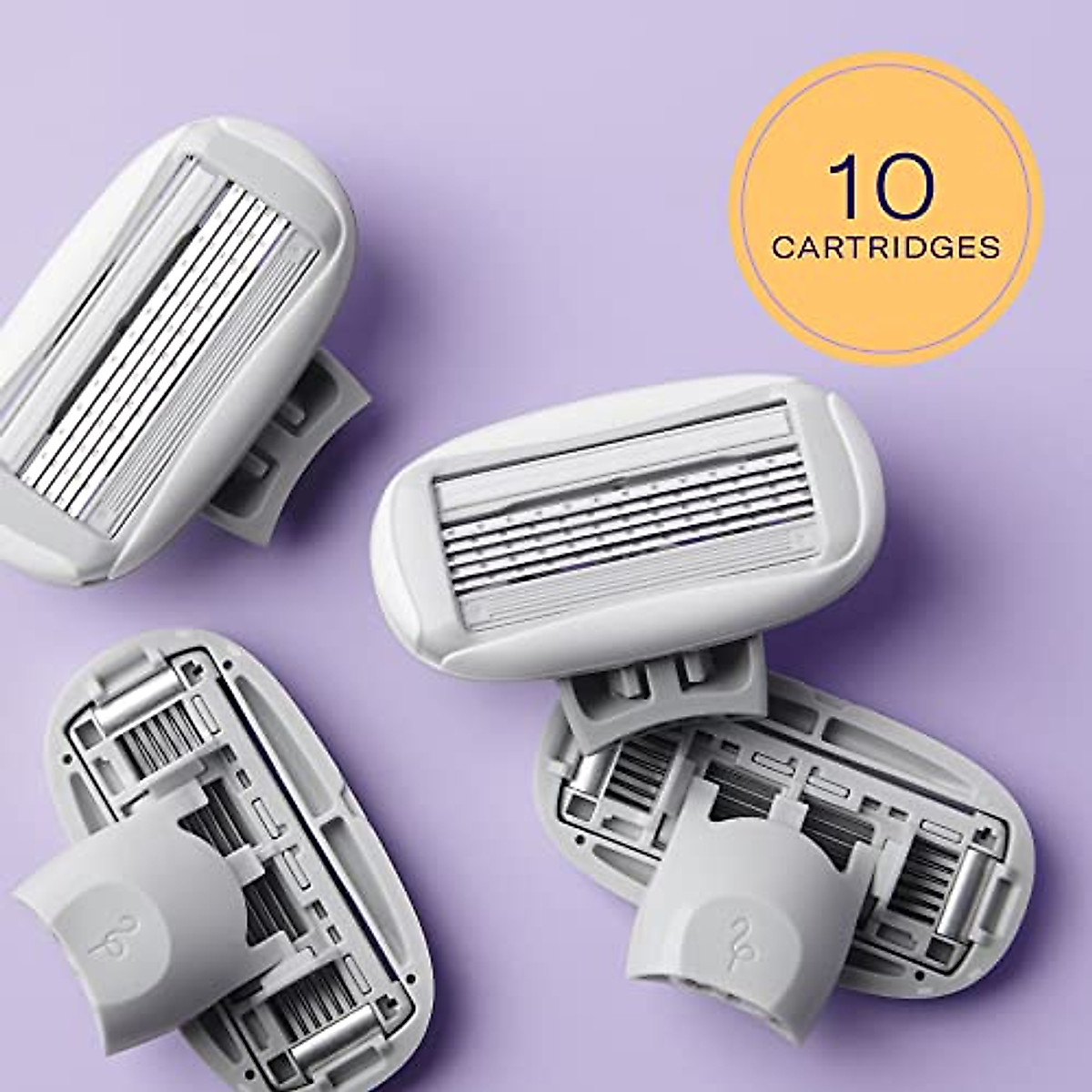 FLAMINGO Women's Razor 5-Blade Refills - Razors for Women - 10ct