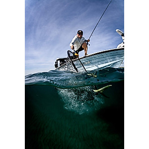 Frabill Conservation Telescoping Handle Net | Teardrop Hoop Size: 17" X 19" | Telescoping Handle: 35-60" | Netting: Tangle-Free Micromesh | Net Depth: 16"