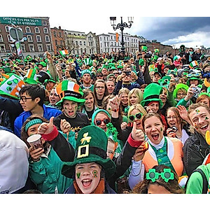 Gnome Tattoos St.Patricks Day Shamrock Temporary Tattoos Stickers 150PCS Waterproof Clover Gnome Fake Tattoos for Kids Adults St.Patrick's Day Body Art Face Neck Decorative Temp Tattoo Stickers Kit