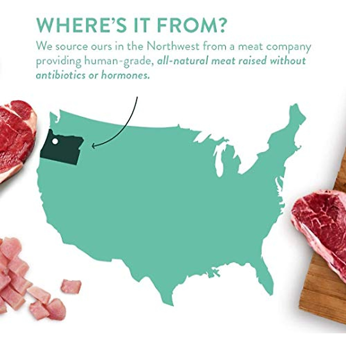 Portland Pet Food Company Human-Grade Wet Dog Food Pouch: Fresh Dog Food Mixer and Dog Food Topper Multipack Packets