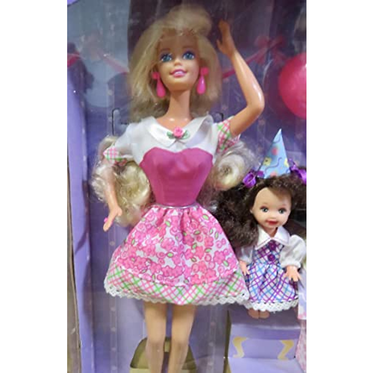 Barbie Birthday Fun KELLY Giftset Special Edition w Barbie, Kelly & Chelsea Dolls & Accessories (1996)