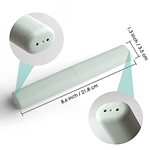 Travel Toothbrush Case Pack of 4, RIEYOOA Toothbrush Cover, Travel Toothbrush Holder for Travel/Camping/School, Portable and Breathable