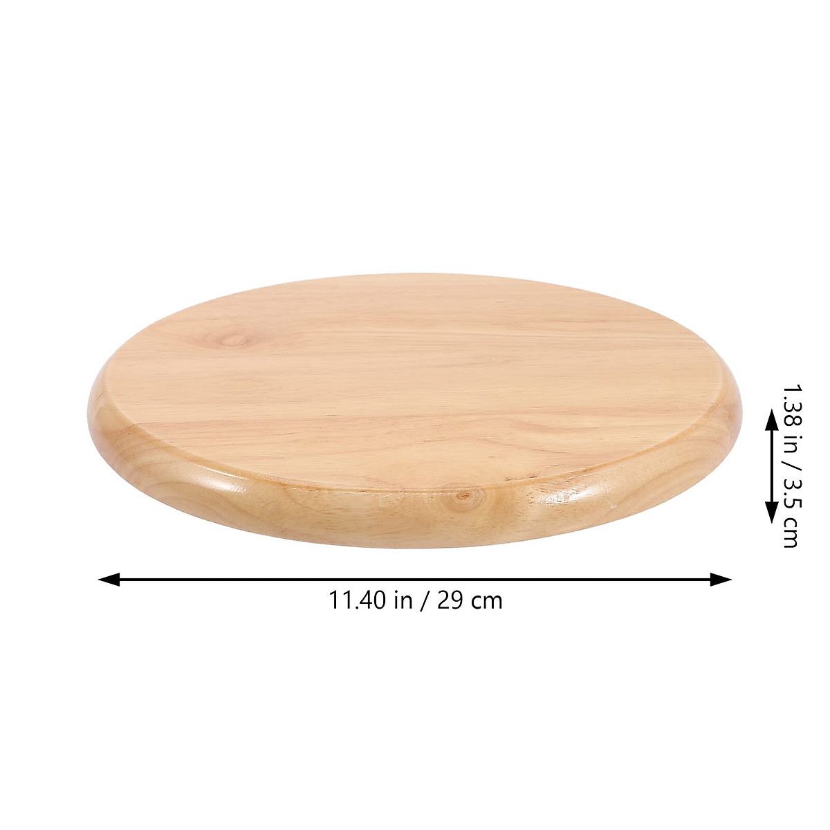 BESPORTBLE Wooden Bar Stool Seat Replacement Bar Stool Top 11.6 inch Round Wood Seat Replacement Stool Part Accessories Repair DIY Part