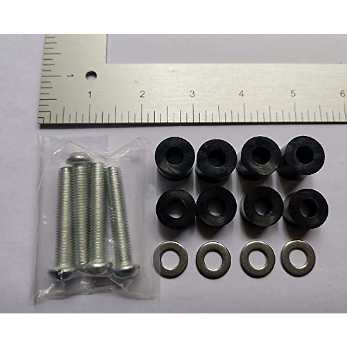 M8 Screws for Samsung TV M8x45mm TV Mounting Bolts Screws for Samsung TV with 25mm Long Spacers