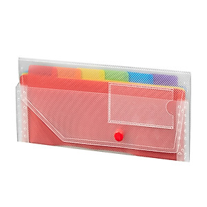Snopake 15770 Expanding Organiser File - Rainbow