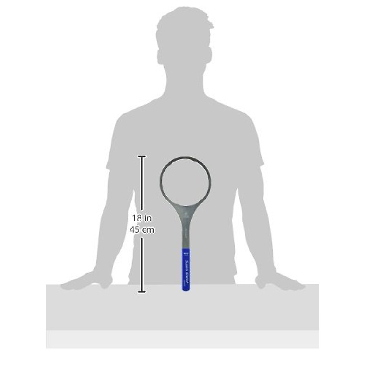 Superb Wrench SUPERB-SW-4-SS-8 Metal Water Filter Housing Wrench (6 inch Inside Diameter)