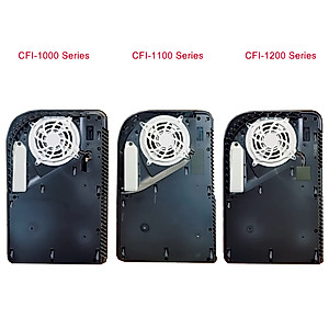 Internal CPU Cooling Fan Replacement for Sony PlayStation 5 PS5 23 Blades Fan 17 Blades CFI-1015A CFI-1015B CFI-1002A/B CFI-1016A/B CFI-1018A/B CFI-1115A CFI-1115B CFI-1102A/B CFI-1116A/B CFI-1118A/B