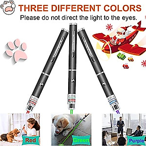 Laser Pointer for Cats Dogs, 3 Pack Laser Pointer Cat Toy for Indoor Cats Laser Toy Pet Cats Dogs Chaser Laser Light Toy Tease Cat Chasing Training Laser Light Pointer Pen Toys Laser Pointer for Cats