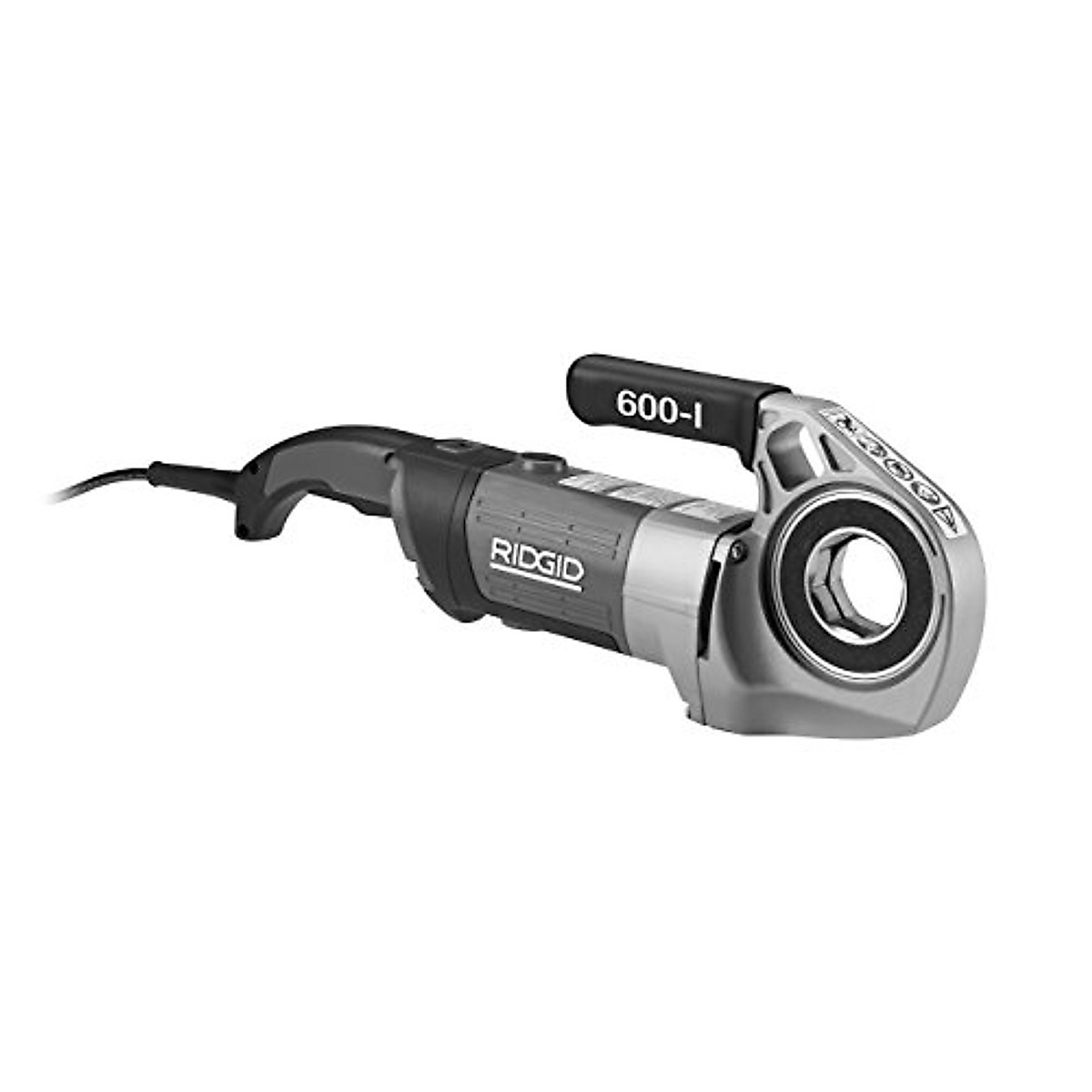 RIDGID 44918 Model 600-I Hand-Held Power Drive Kit, Pipe Threading Machine and 1/2-Inch to 1-1/4-Inch 11-R NPT Pipe Threading Die Heads with Carrying Case for Threading Pipe