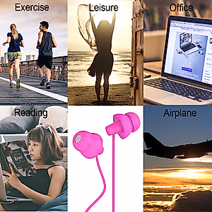 MAXROCK (TM Super Mini Total Soft Silicon Earbuds Headphones with Mic Music Sleep Choice for Cellphones Ipad Tablet Mp3 Laptop and Most 3.5mm Audio Player (Pink)