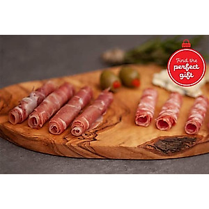 Thirteen Chefs Charcuterie Boards - Large, 20 x 10 Tramanto Olive Wooden Serving Platter for Cheese, Meat and Appetizers - Perfect Dinner Party Board - Kitchen Accessories