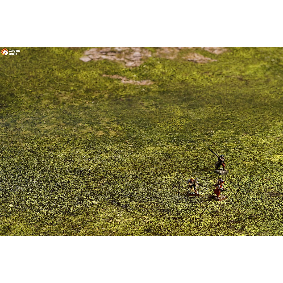 Warzone Studio 6’ x 4’ Double-Sided Rubber Battle Mat: Deserted Heart + Homeland + Bag