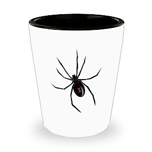 Black Widow Spider Shot Glass