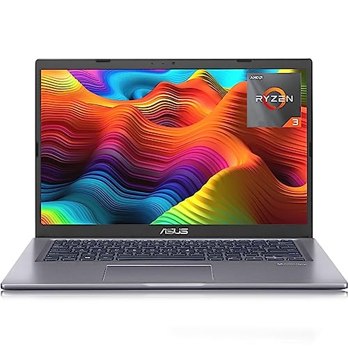 ASUS 2023 Newest Vivobook 14 Laptop, 14" HD Display, 12GB RAM, 512GB PCIe SSD, AMD Ryzen 3 3250U Processor, Up to 3.5GHz, HDMI, Windows 11 in S Mode, Light and Thin, Grey