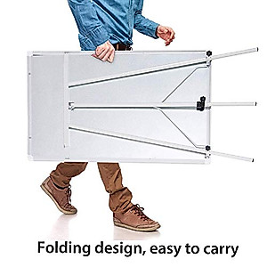 DexBoard Magnetic Whiteboard Easel 24" x 36"|Height Adjustable Dry Erase Board Tripod Office Presentation Board w/ Flipchart Pad, Magnets & Eraser, White