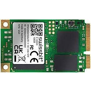 Swissbit SFSA032GU3AA4TO-I-DB-226-STD, Solid State Drive, 32GB, 3.3V, mSATA SSD, X-600m, SLC, -40/85°C