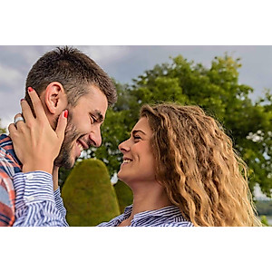 VQYSKO 8mm Cubic Zirconia Wedding Band for Women - 316L Stainless Steel 5 Rows CZ Simulated Diamond Eternity Rings, Color+Silver, Size 10