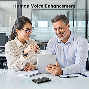 Chasesun Voice Recorder - 64GB Digital Voice Recorder 750 Hours Recording Capacity Recording Device with Playback,Can Be Use as MP3 Suitable for Meetings Lectures Black 4.5X7X0.7