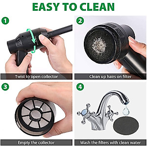 Honlibey New Cordless Mini Computer Vacuum, Portable Vacuum Cleaner Car Vacuum Dust Kit - Cleaning Dust, Hairs, Crumbs, Scraps, Ash for Laptop, Keyboard, Computer,Car, Pet House, Sewing Machine