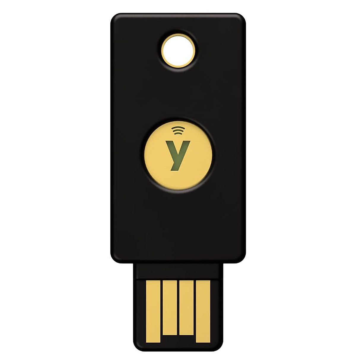 Yubico - YubiKey 5 NFC - Two-Factor authentication (2FA) Security Key, Connect via USB-A or NFC, FIDO Certified - Protect Your Online Accounts