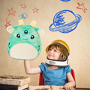 CozyWorld Cute Alien Plush Pillow - 13 Inch Soft and Squishy Stuffed Toy for Kids and Friends,Perfect for Birthdays Holidays and Special Occasions