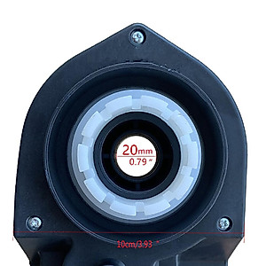 24V555 18000RPM Gearbox ，for Children's Electric Car Large Axle Hole, 24 Volt Motor with Gear Box for Disney Pink Princess Carriage Kids Ride On Car Parts